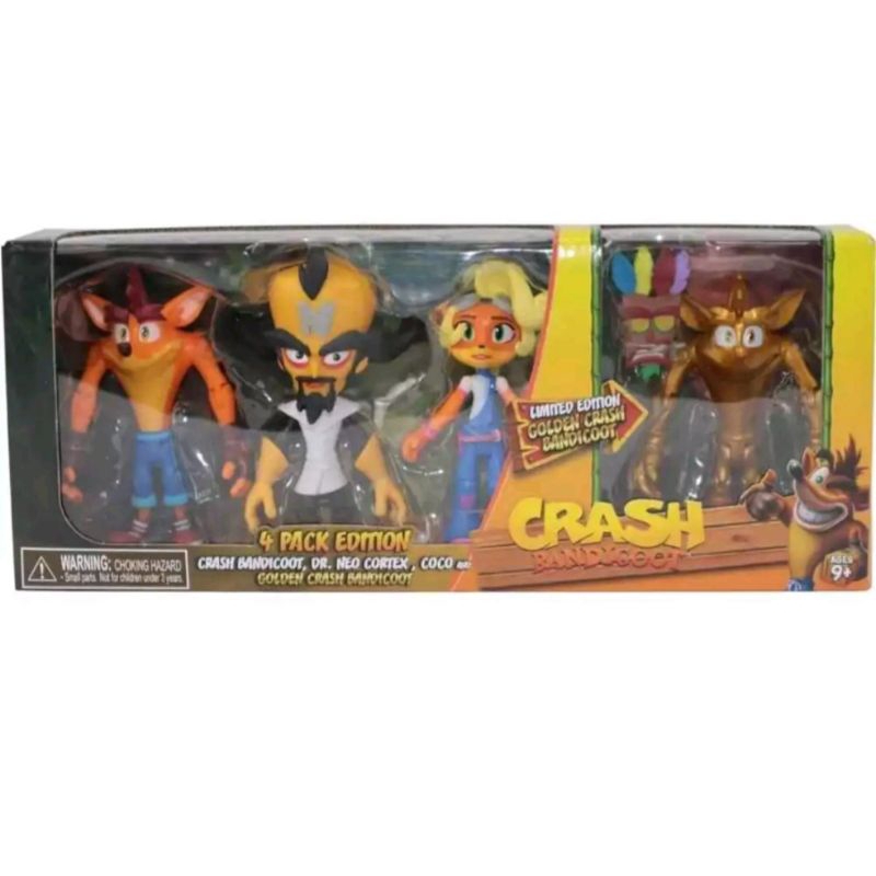 Crash Bandicoot 4 Pack Edition Figure | Shopee Philippines
