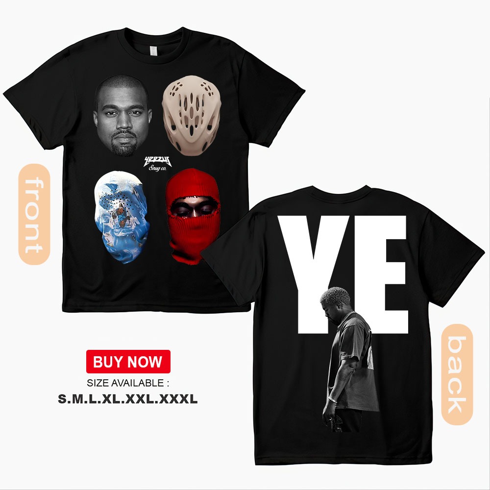 KANYE WEST SNUG KAN YE WEST YEEZUS YE Rapper print cotton fashion T ...