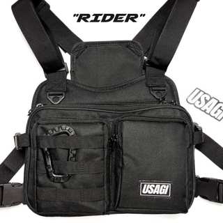 USAGI " RIDER " Chest Bag WITH back Handle and many pockets Multi ...