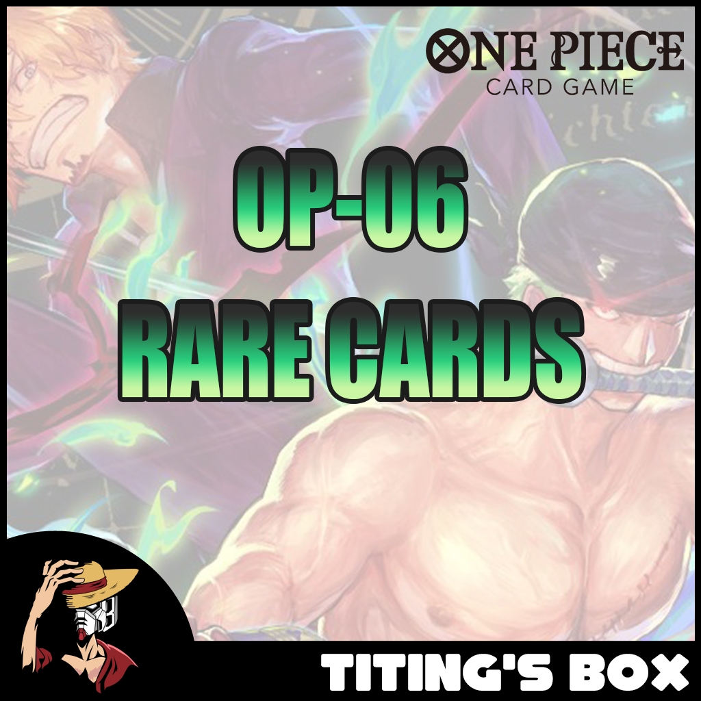 [JP] One Piece Card Game OP06 [R] Rare Cards - OP-06 Wings of Captain ...