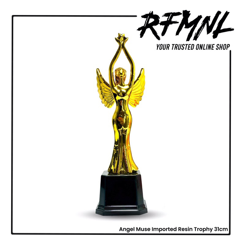 Angel Muse Imported Resin Trophy 31cm | Shopee Philippines