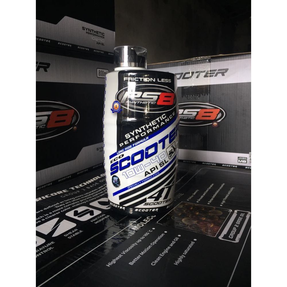 MOTOR OIL RS8 ECO SCOOTER 10/40 | Shopee Philippines