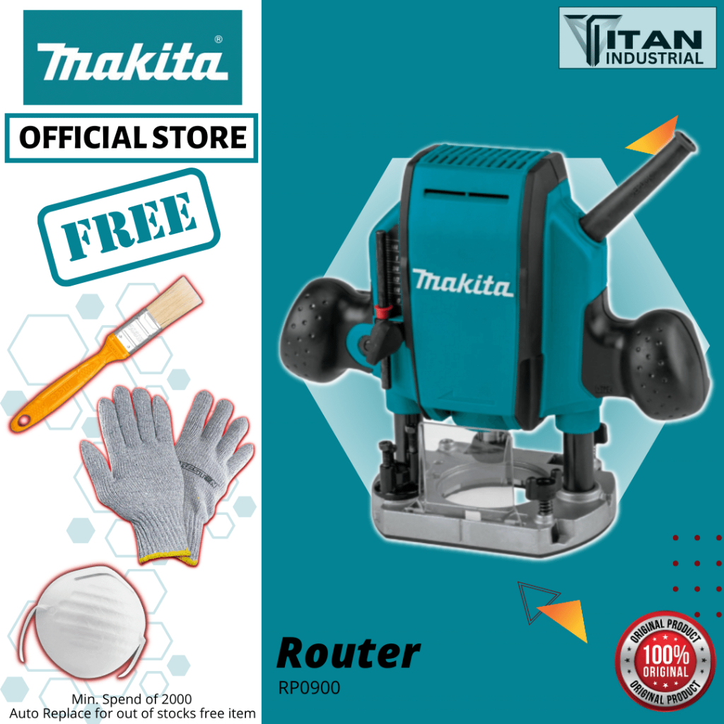 MAKITA Router RP0900 (ORIGINAL) • Tm ss | Shopee Philippines