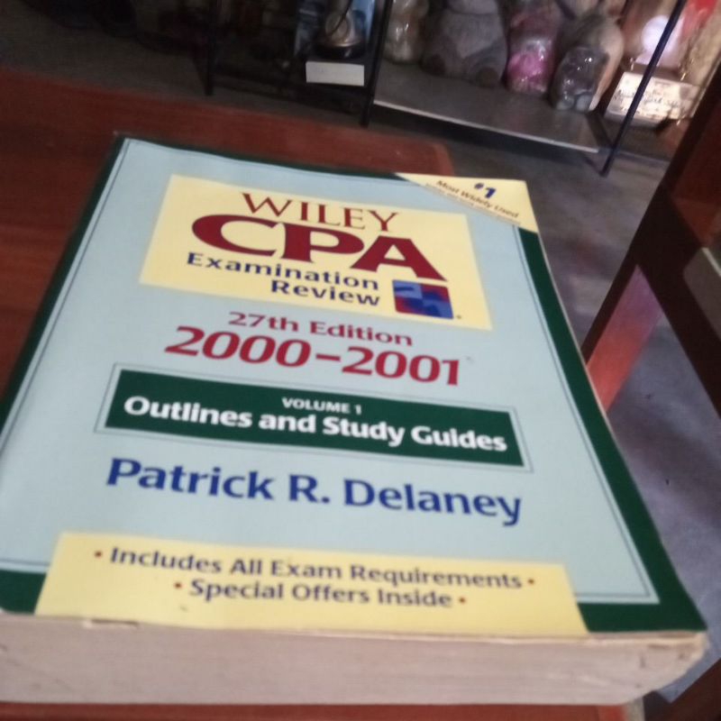 Wiley CPA Examination Review Vol. 1 Outlines & Study Guides by Patrick ...