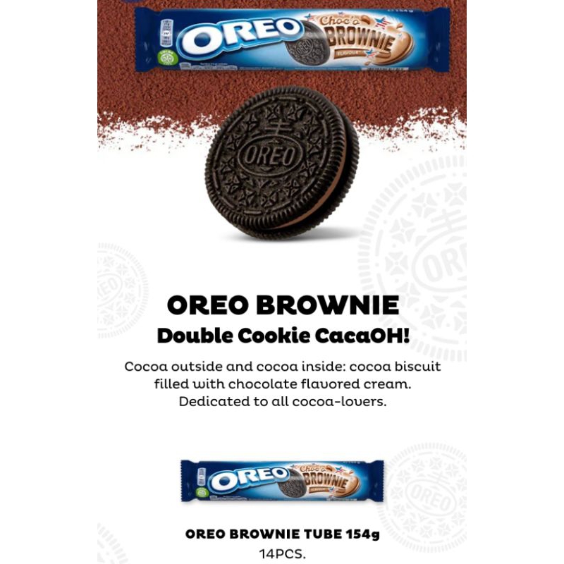 Buy 1 take 1 or 1 pack only Oreo Brownie Biscuit 154g | Shopee Philippines