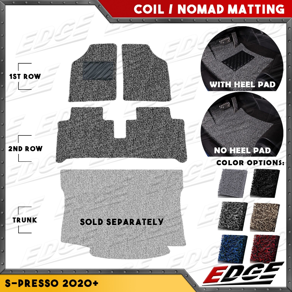 Coil Matting Suzuki S-presso 2020-2025 // nomad spaghetti car mat floor ...