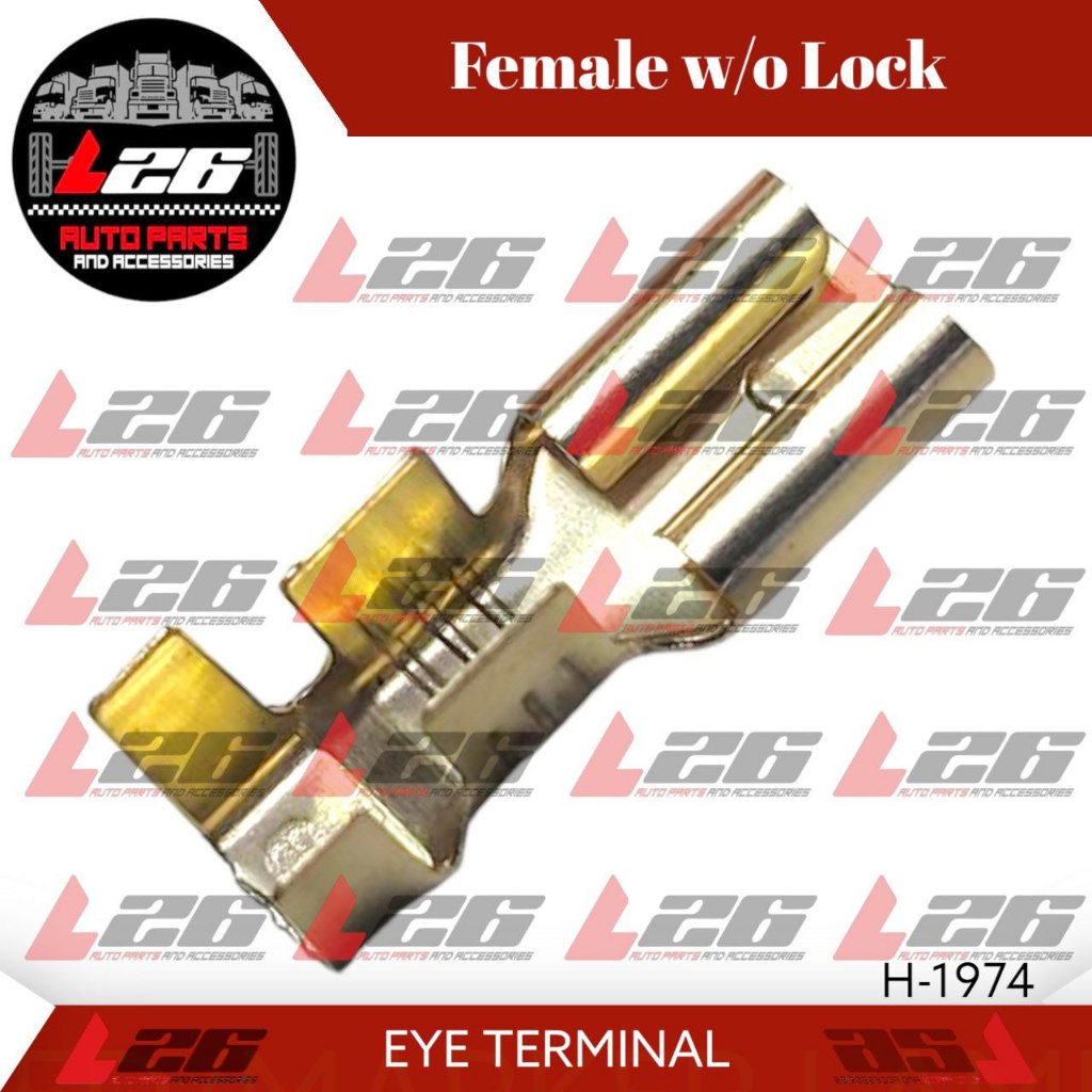 150pcs UTILUX Car Terminal Female w/o lock BULLET TERMINAL STANDARD ...