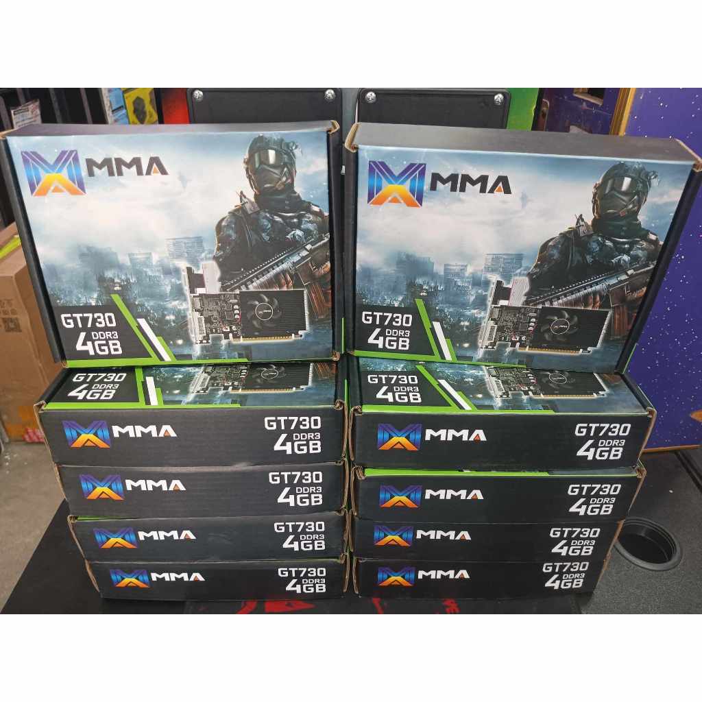 MMA GT730 4GB DDR3 KNIFE CLIP GRAPHICS CARD BRANDNEW | Shopee Philippines