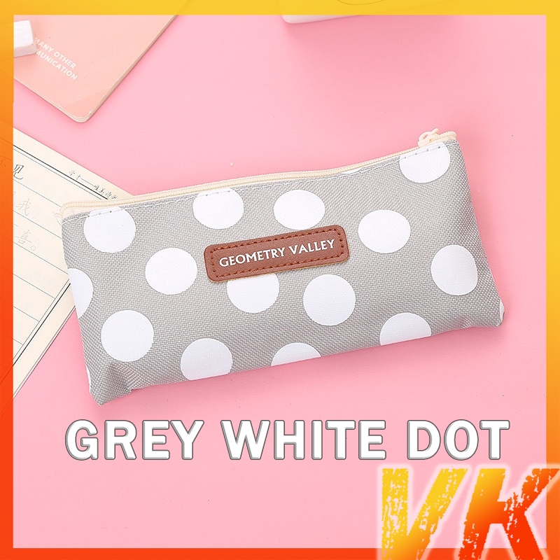 VK Canvas Pencil Case Creative Student Cute Large Capacity Stationary ...