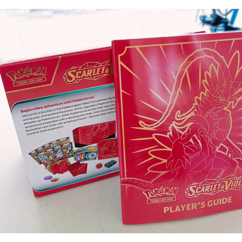 Pokemon Scarlet & Violet Empty Elite Trainer Box with Manual | Shopee ...
