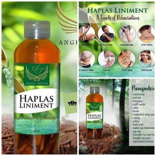 Haplas Liniment by Angel Touch (60ml) | Shopee Philippines