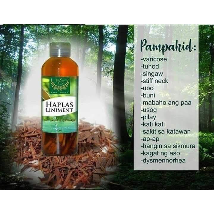 Haplas Liniment experience the wondrous healing magic of Nature Herbs ...