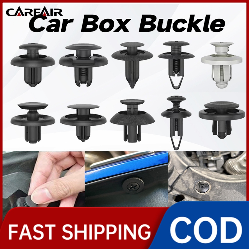 100PCS Car Boxed Buckles Car and Motorcycle Durable Plastic Screws ...