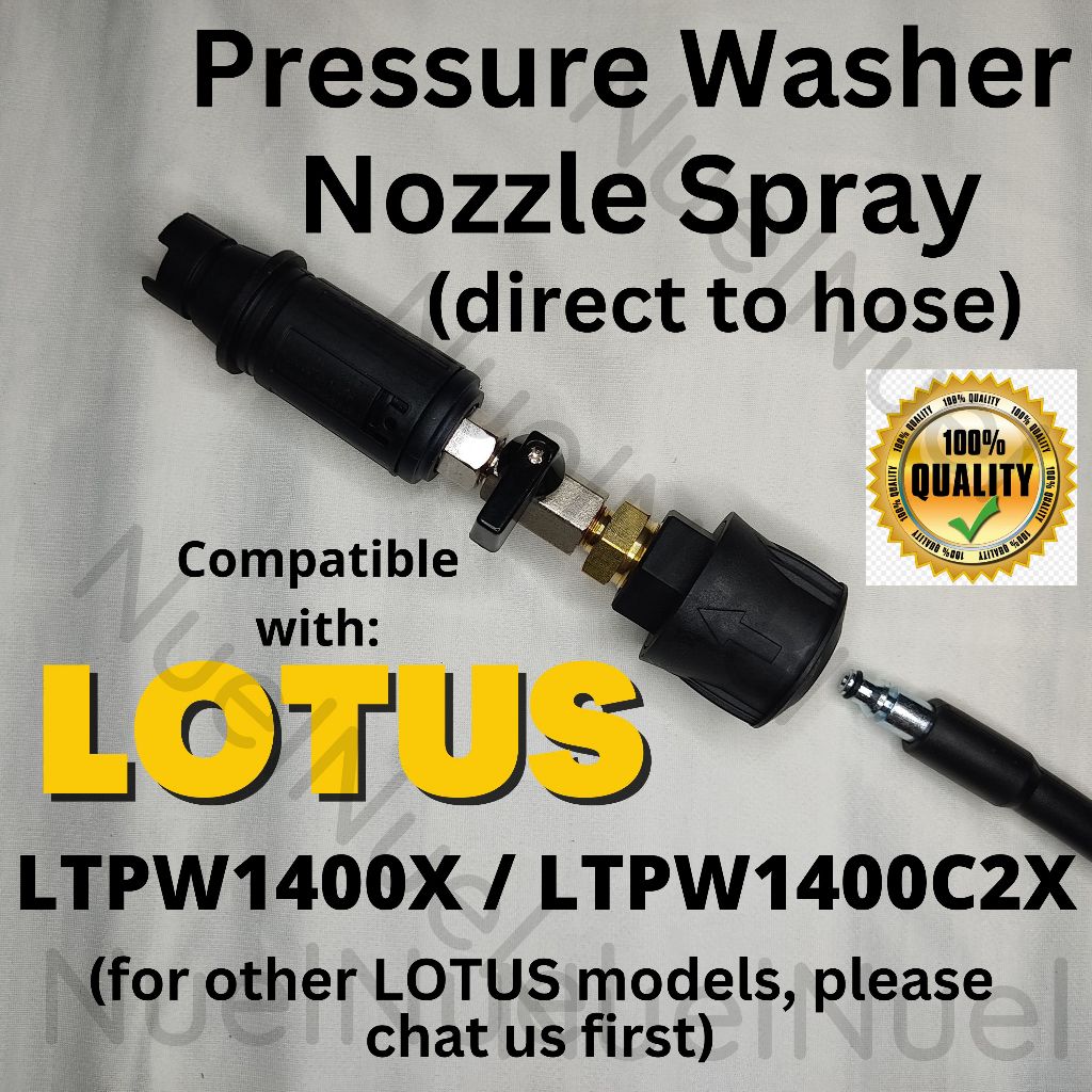 LOTUS LTPW1400X LTPW1400C2X LTPW2000PRO COMPATIBLE SHORT NOZZLE SPRAY ...