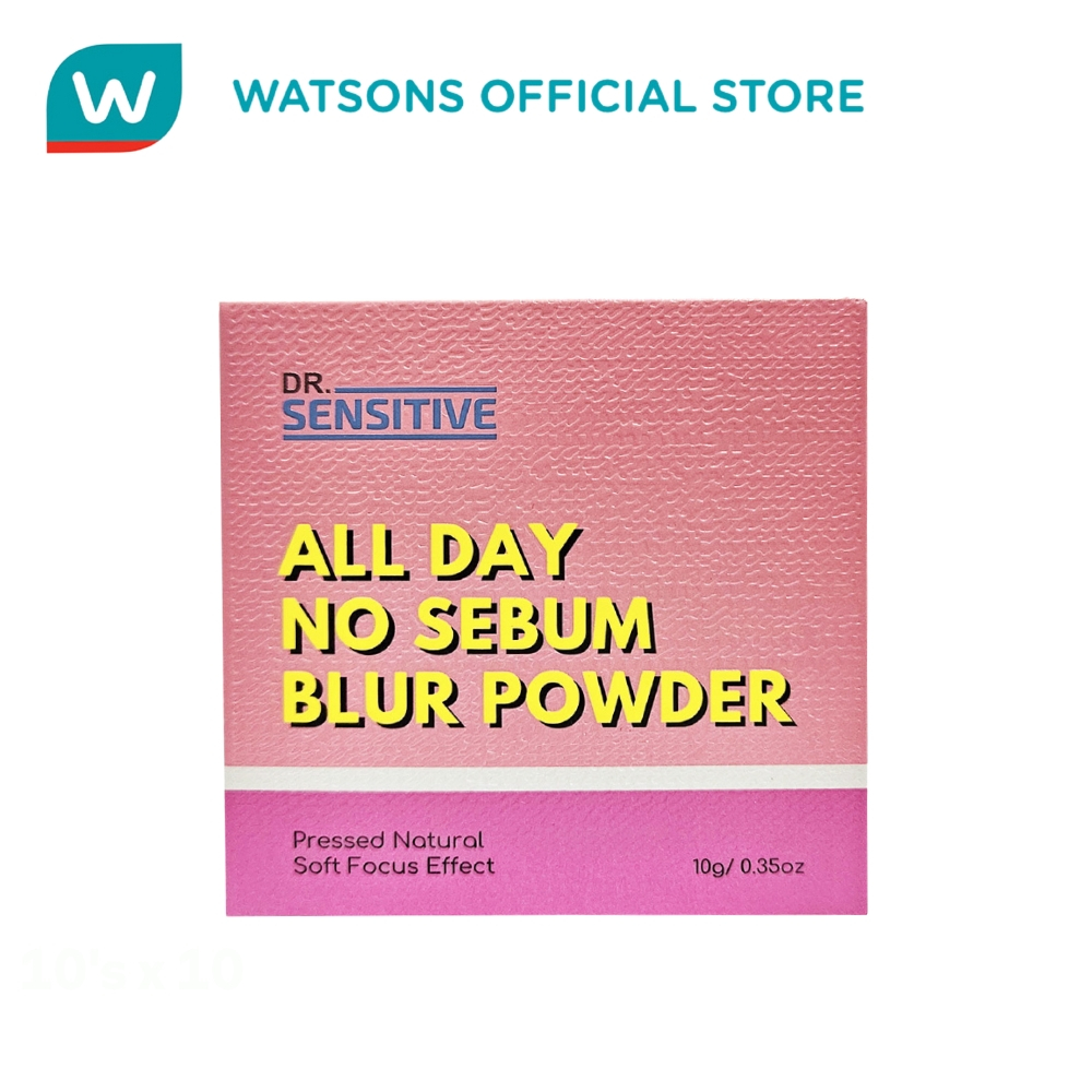 DR SENSITIVE All Day No Sebum Blur Powder Natural 10g | Shopee Philippines