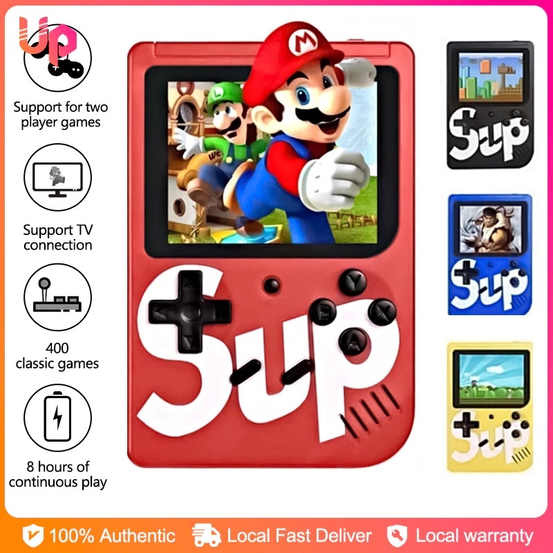 portable sup handheld retro mini pocket game console 400in1 game ...