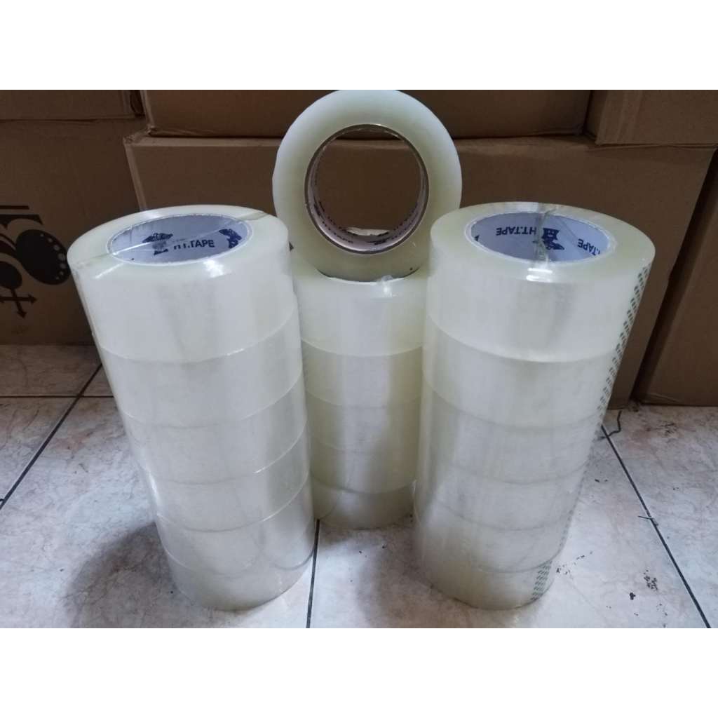 Packaging Tape 200 Meters (18pcs) CLEAR/YELLOW/BROWN Quality Sticky Stretchable (Shopz123 ...