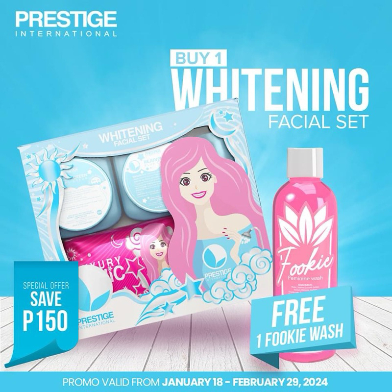 Prestige Whitening and Maintenance Set + FREE!!! | Shopee Philippines