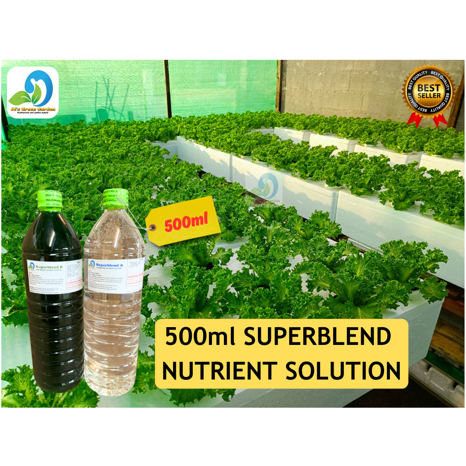 HYDROPONIC NUTRIENT SOLUTION (500ML/1LITER) SUPERBLEND/FOR HYDROPONICS ...