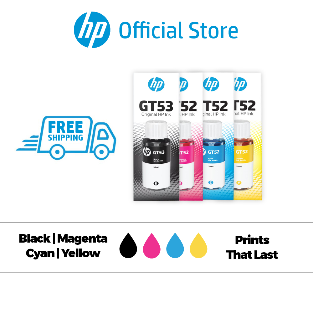 HP GT53 / GT52 Original Ink Bottle | Compatible HP Printer ...