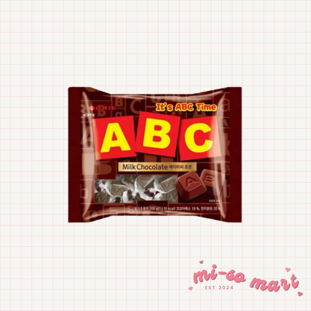 [LOTTE] ABC Milk Chocolate 72g | Shopee Philippines