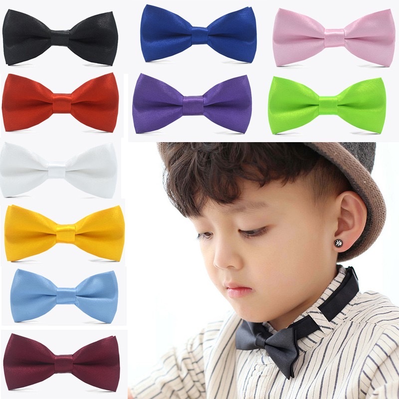 Kids Adjustable/Garter Bowtie | Shopee Philippines