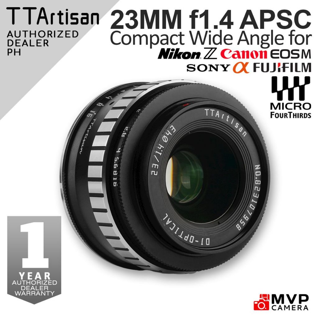 [official Ph] Ttartisan 23mm F1 4 Compact Wide Angle Prime Apsc Lens Tt