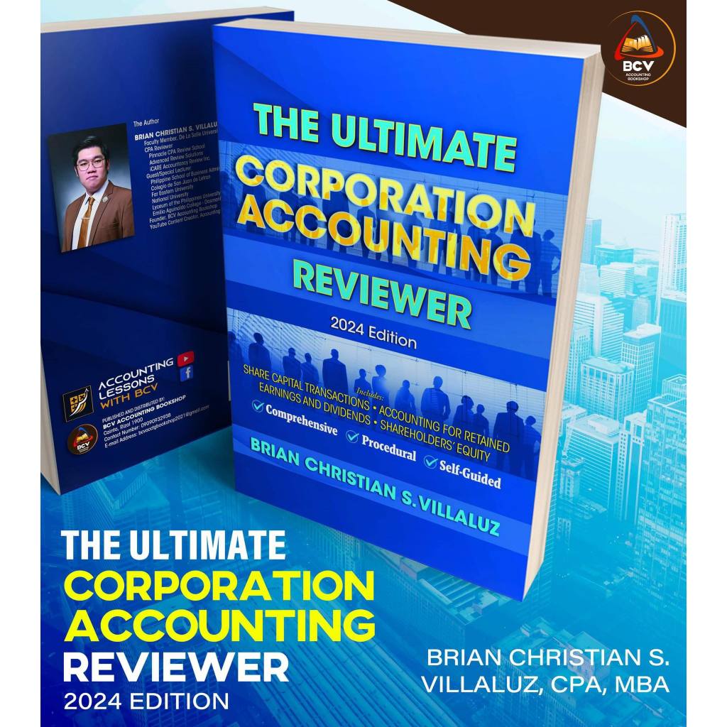 The Ultimate Corporation Accounting Reviewer (2024 Edition) by Villaluz ...