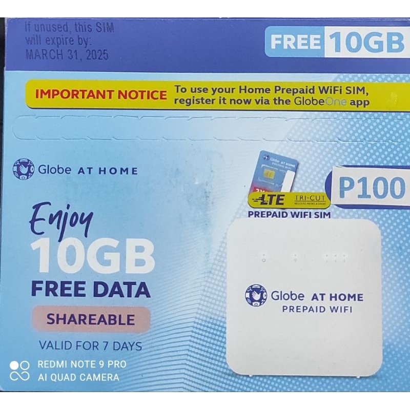 Globe at Home Prepaid WiFi Sim | Shopee Philippines