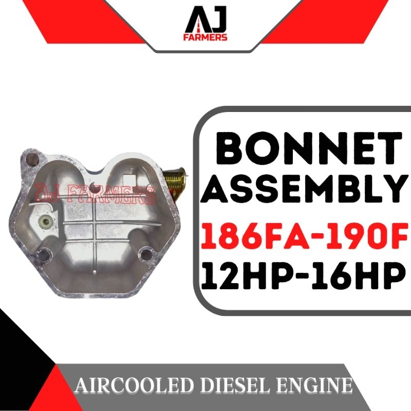 Bonnet Assembly Aircooled Diesel Engine 186FA 188F 190F 12HP 14HP 16HP ...