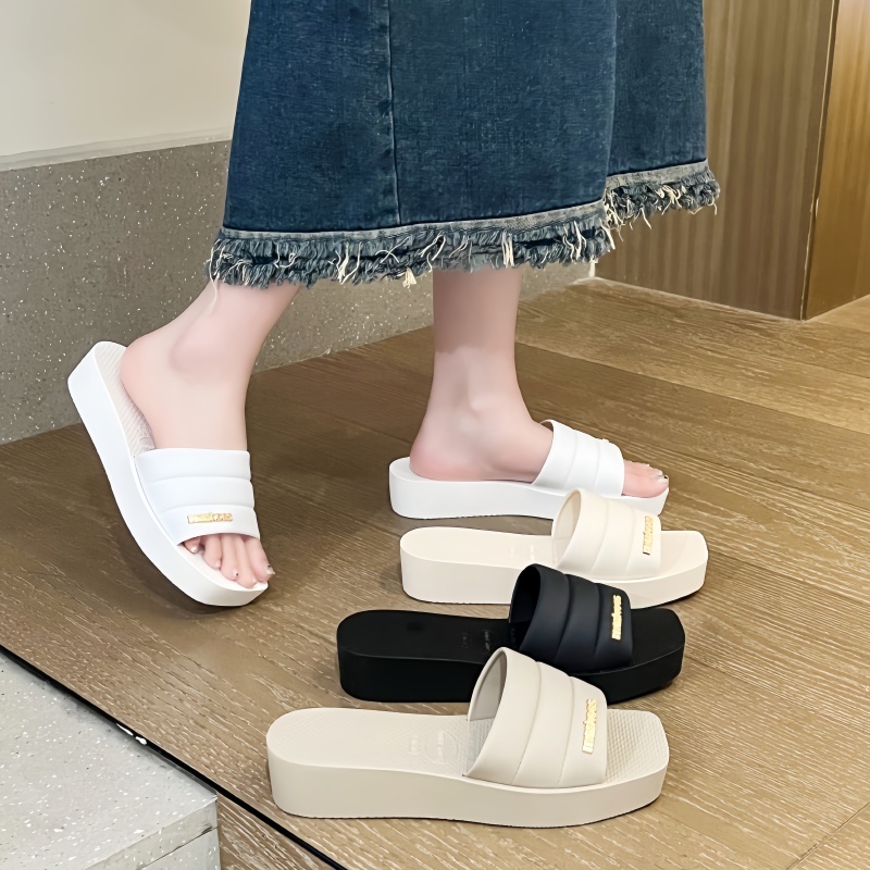 sunshine_Slippers for Women Trending Rubber Slip on Anti slip beach ...