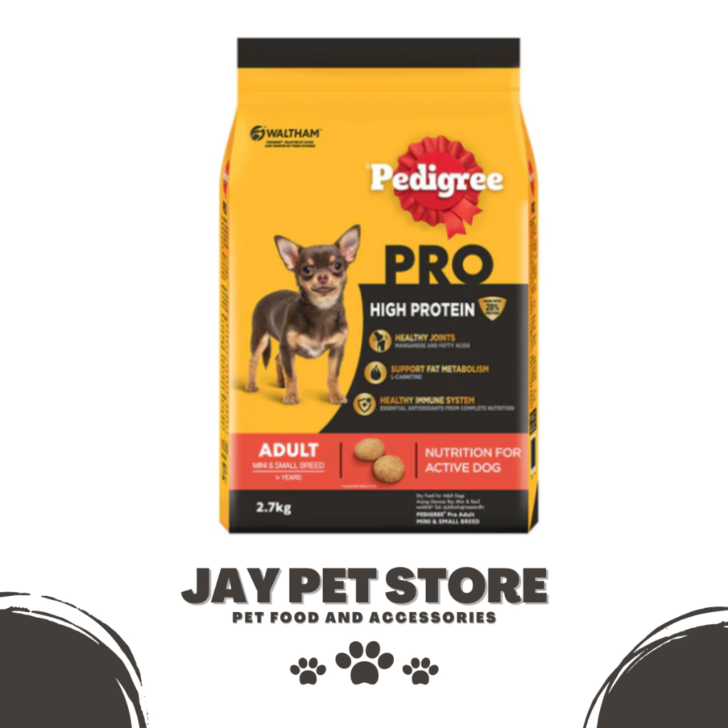 Pedigree Pro Adult High Protein Mini and Small Breed Beef and Lamb Dry ...