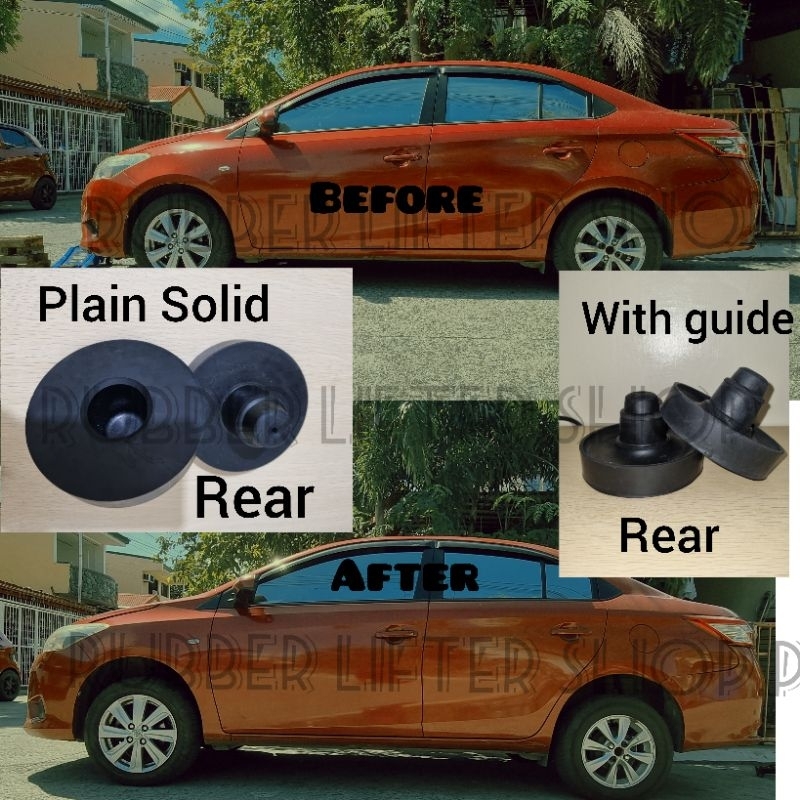 Rubber lifter for TOYOTA VIOS from GEN 1-4 Heavy duty | Shopee Philippines
