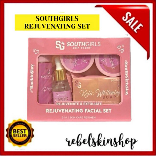 SOUTH GIRLS SKIN EXPERT REJUVENATING SET 5 in 1 with serum | Shopee ...