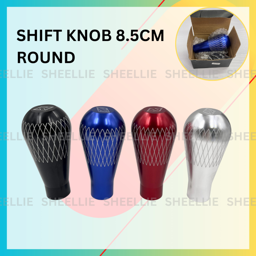 Manual Universal Car Round Gear Knob Shift Knob Stick Shift Knob 8.5cm ...