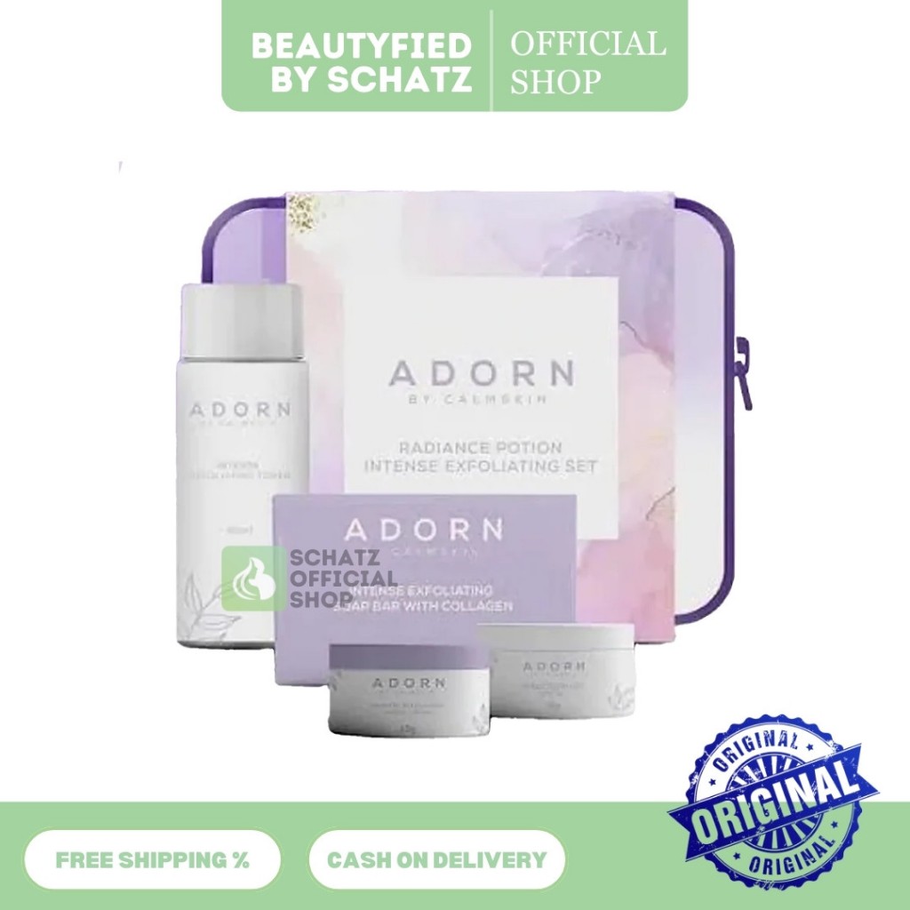 ADORN Radiance Potion Intense Exfoliating Set by CALMSKIN | Shopee ...