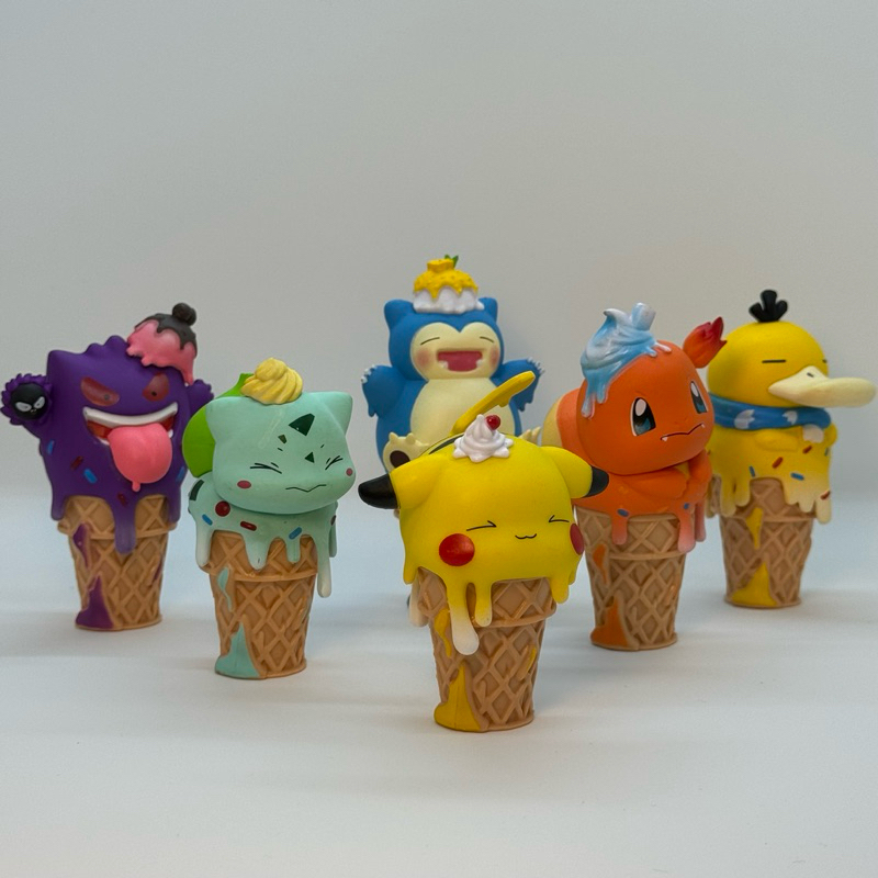 Pokemon Ice Cream Delights Collection | Figurines Set of 6 | Shopee ...