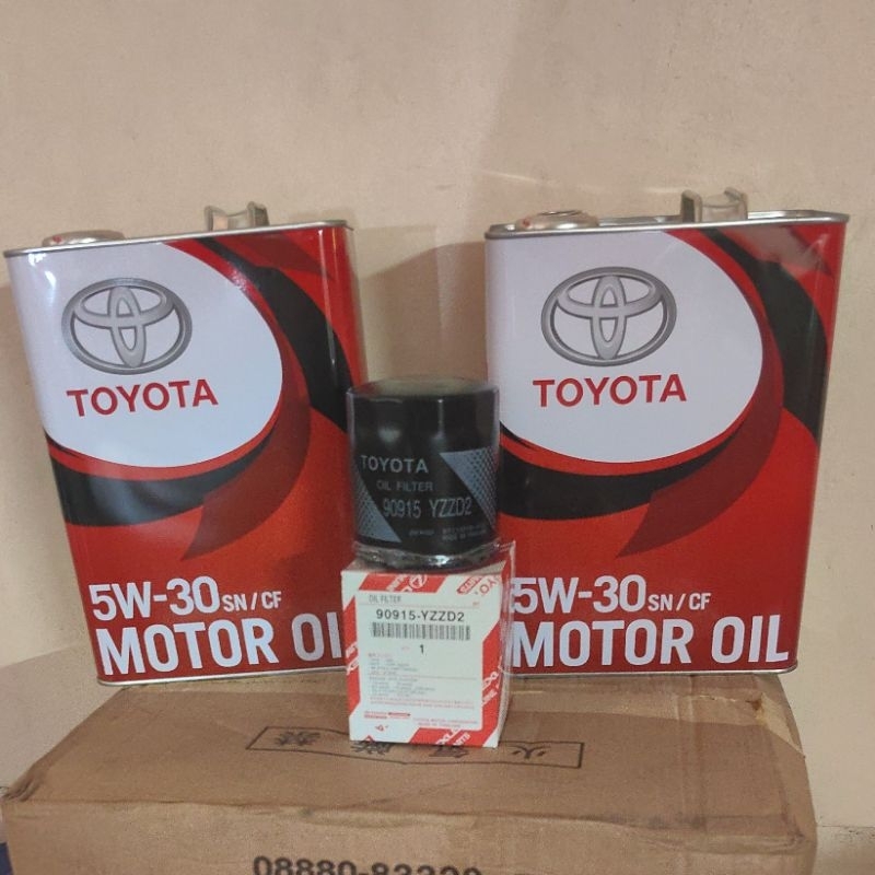 *Toyota 5w30 (8 Liters) Sulit Bundle + Oil Filter SUV (YZZD2) - Gas and ...