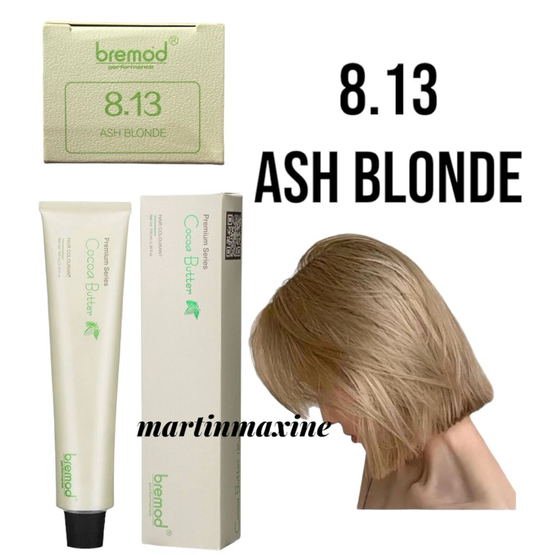 Bremod Hair color 8.13 Ash Blonde Hair dye | Shopee Philippines