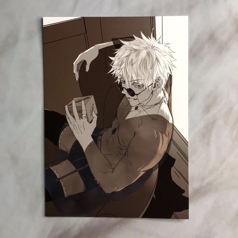 JJK Jujutsu Kaisen heat sensitive thermal postcard Gojo Satoru Geto ...