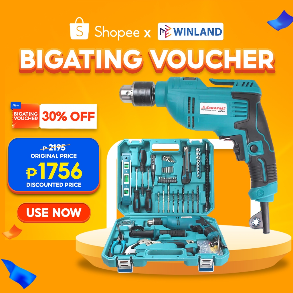 Jr Kawasaki by Winland Impact Drill / Hammer Drill Barena Tool Set ...