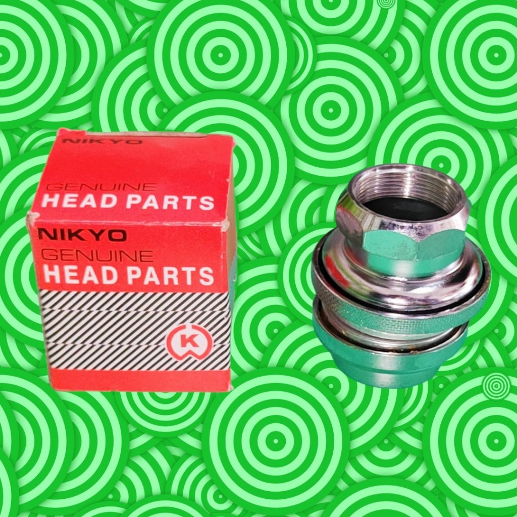 NIKYO Bike Headset Standard Size Thread Type Head Parts for BMX Japan Lady Bicycle | Shopee ...