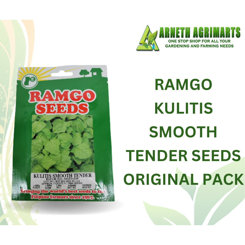 RAMGO KULITIS SMOOTH TENDER SEEDS ( ORIGINAL GARDEN PACK ) | Shopee ...