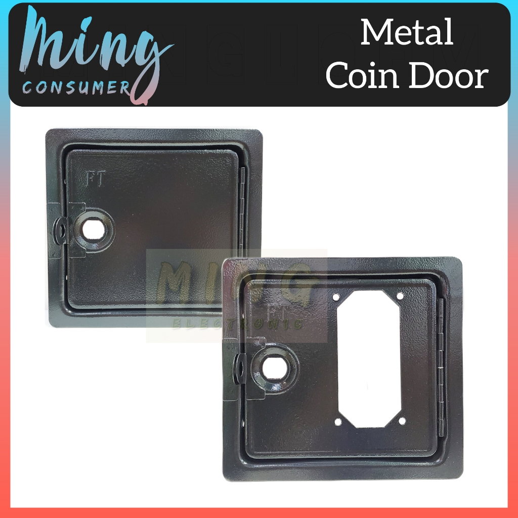 METAL COIN DOOR HEAVY-DUTY [ with COINSLOT HOLE OR NO HOLE ] | Shopee ...
