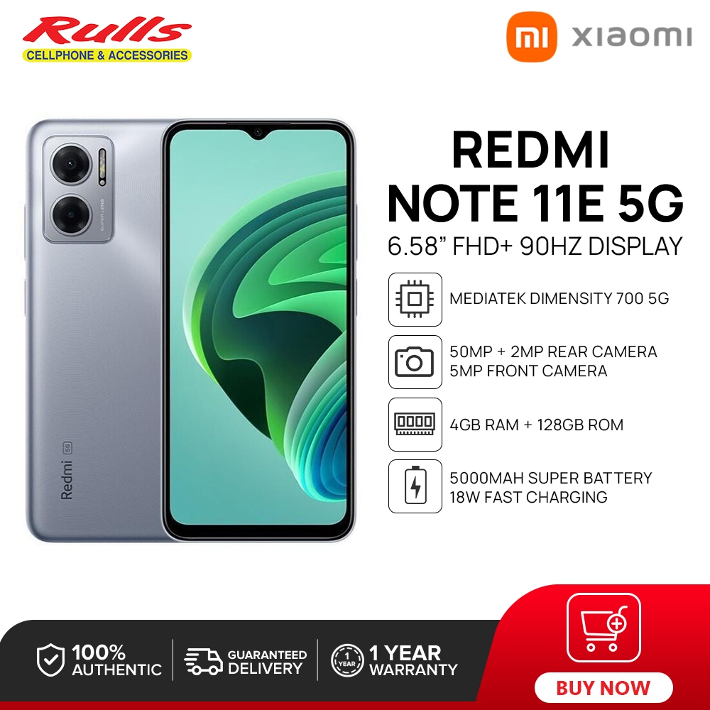 Xiaomi Redmi Note 11E 5G Smartphone | 4GB+128GB | MediaTek Dimensity ...