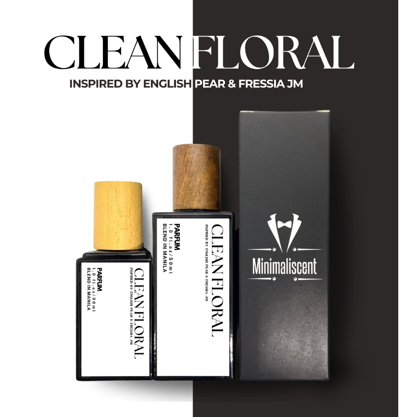 CLEAN FLORAL Minimaliscent Fragrances Inspired by 3NGLISH P3AR & FRES ...