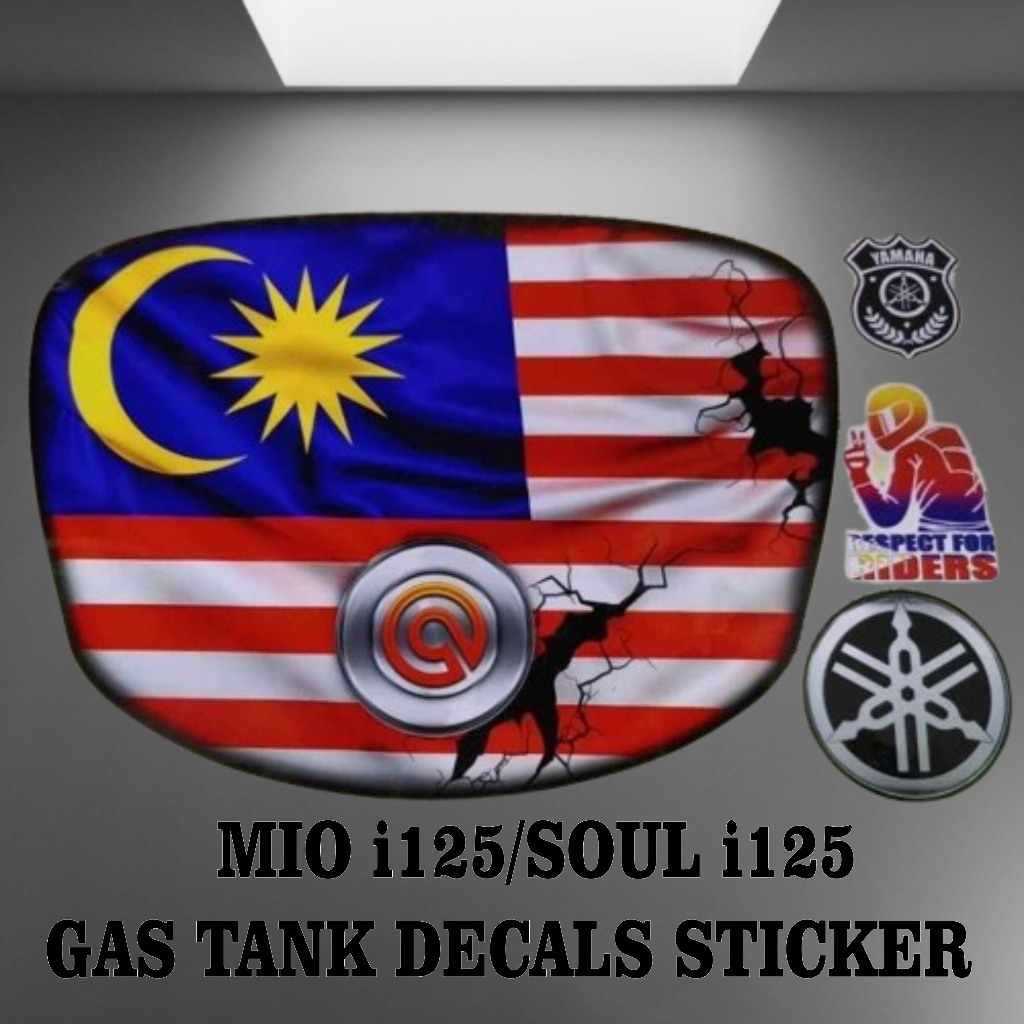 MIO i125/SOUL i125/MIO i125s GAS TANK DECALS STICKER | Shopee Philippines