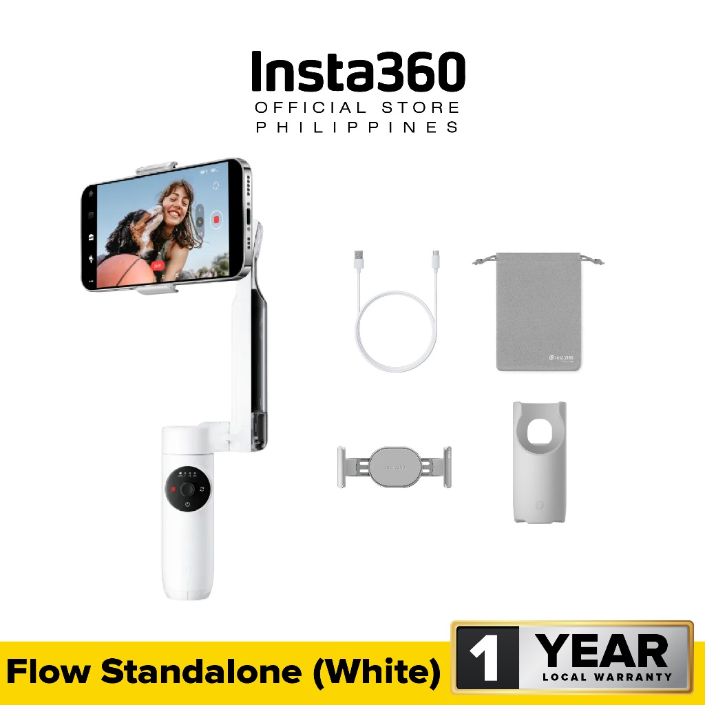 Insta360 Flow Standalone Smartphone Gimbal Stabilizer with Deep Track 3 ...