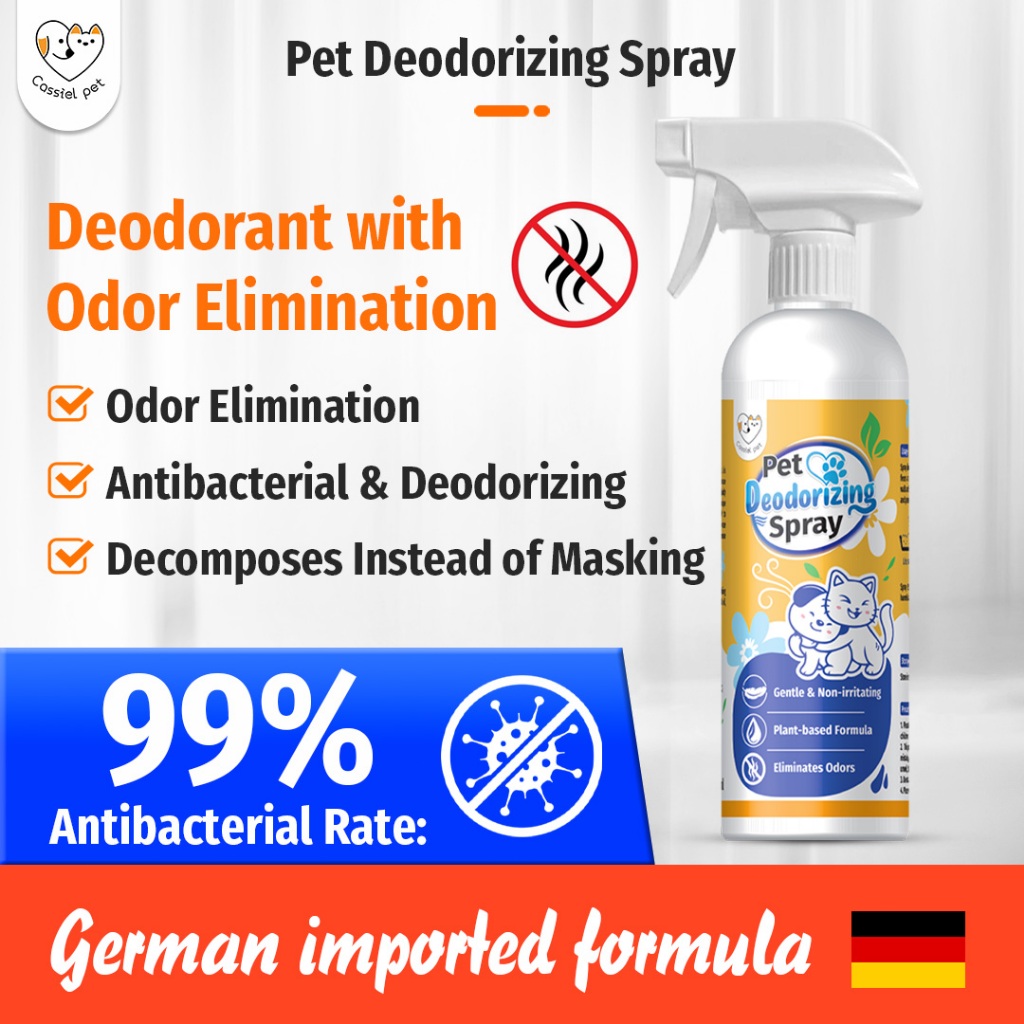 Cassiel Pet Odor Eliminator Disinfectant Spray With Bio Enzyme ...