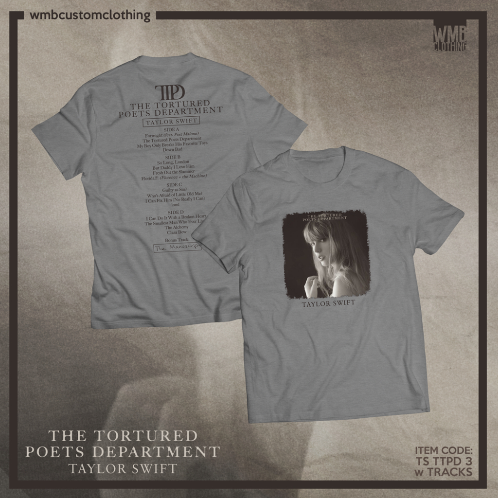 TS The Tortured Poets Department (TTPD) Shirts by WMB Clothing | Shopee ...